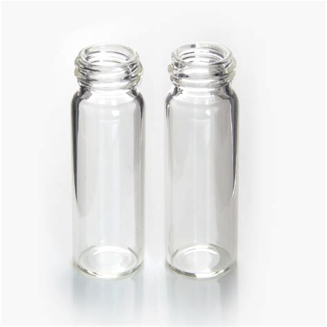 Lab 4ml Glass Clear Hplc Vial With 13 425 Plastic Screw Cap And Septa