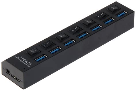 HUB USB 3 0 HUB USB3 0 1 7 55 cm Przełączniki i rozgałęźniki USB Delta
