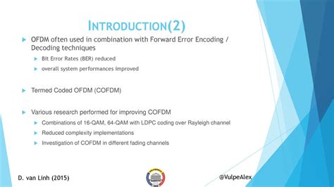 Evaluation Of Coded OFDM Systems Using Different Type Of Codes Ppt