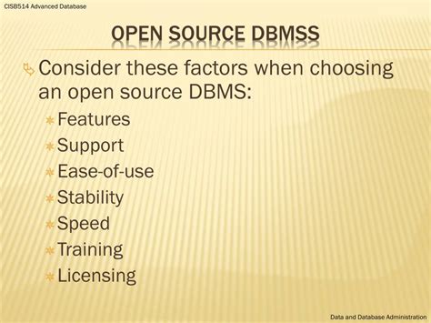 ppt data and database administration powerpoint presentation free download id 4058115