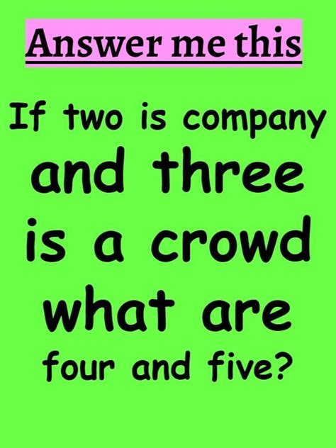 Funny Picture Riddles With Answers