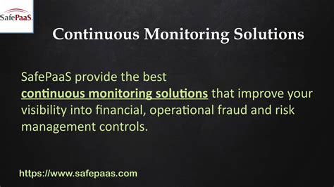 Continuous Monitoring Solutions By Safe Paas Issuu