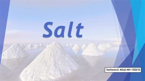 About Mineral Salt Pdf