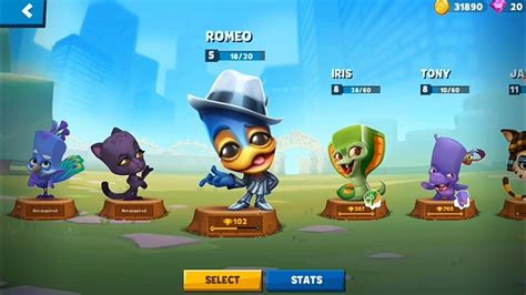 😔sad😔 🐸romeo🐸 Gameplay Zooba Youtube