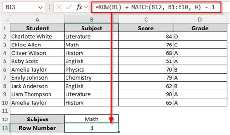 How To Return Row Number Of Match In Excel 8 Suitable Ways Excel