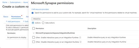 Azure Synapse Analytics Custom Roles