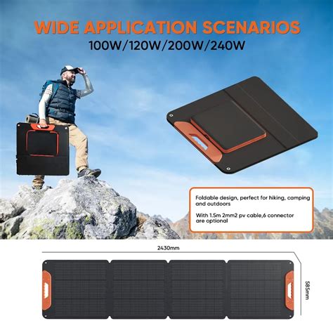 18v Foldable Solar Panels Portable And Efficient Power