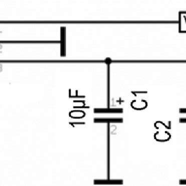 Electric Scheme For Connection Of The Two Capacitors Download Scientific Diagram