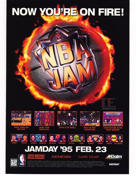 Nba Jam Tournament Edition Download Gamefabrique
