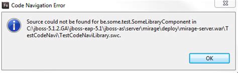 Apache Flex Flash Builder Code Navigation Failing Stack Overflow