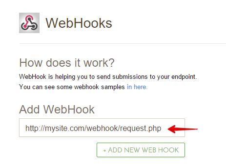 How To Setup A Webhook With Jotform