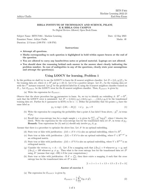 Endsem 202223 Solution Pdf Variance Estimator