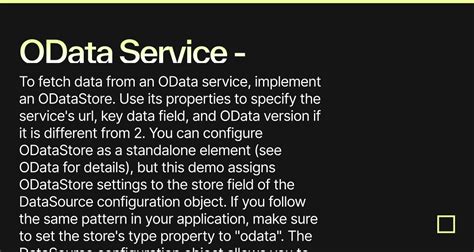Odata Service Devextreme Data Grid Codesandbox