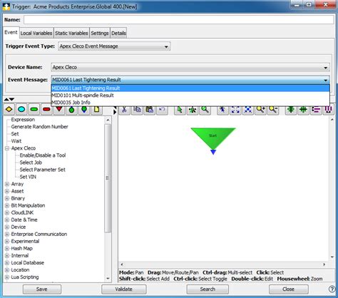 Apex Cleco Trigger Event Types