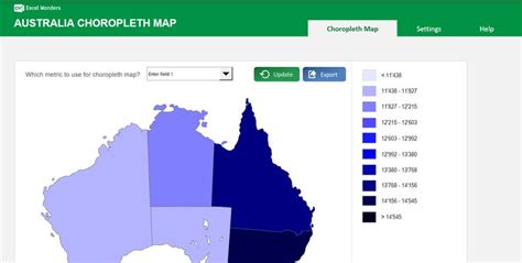 Australia Choropleth Map Excel Template In Depth Guide To Visualizing