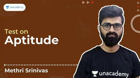 Test On Aptitude 12 Methri Srinivas Unacademy Appsc And Tspsc Youtube