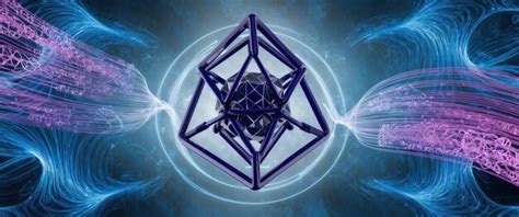 Futuristic Quantum Data Encryption Visualizer Set In A Digital Environment Premium Ai