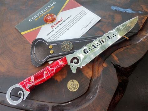 Faca Em AÇo Inox 8 Gadu Cabo Em Acrilico Casa Quality Loja De