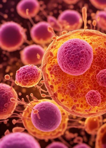 Adherent Eukaryotic Cell Premium Ai Generated Image