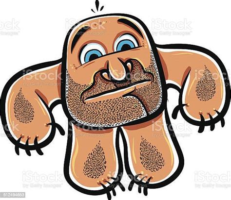 말풍선이 있는 재미있는 괴물 그루터기 벡터 일러스트레이션 그루터기 얼굴부위 털에 대한 스톡 벡터 아트 및 기타 이미지 그루터기 얼굴부위 털 갈고리 발톱 그리기