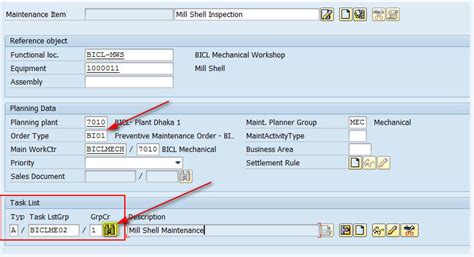 Sap Consultantbangladesh Sap Pm Preventive Maintenance Single Cycle Plan