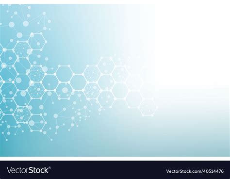 Science Network Pattern Connecting Lines And Dots Vector Image