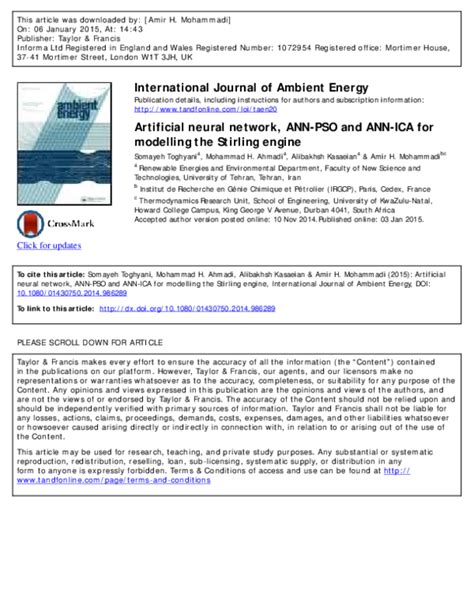 Pdf Artificial Neural Network Ann Pso And Ann Ica For Modelling The