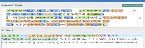 Artem Brykin в Linkedin Re2 Golang Regexp Nginx Log