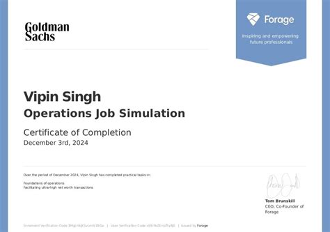 Thrilled To Share That I Have Successfully Completed The Goldman Sachs