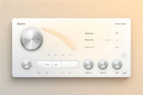 White Web Ui Control Elements Premium Ai Generated Image