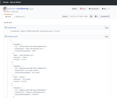 Vscode 云同步扩展设置 Settings Sync 插件 神奇的小胖子 博客园