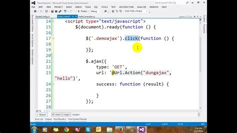 Asp Net Mvc Sử Dụng Ajax Trong Asp Net Mvc Youtube