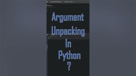 Argument Unpacking In Python Programming Coding Python Howto Code