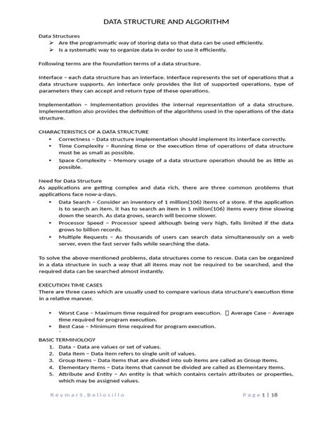 Data Structure And Algorithm Pdf Queue Abstract Data Type Data Type