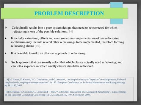 Code Smell Software Engineering Ppt