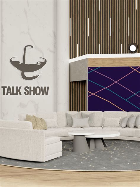 TV Studio Design Talk Show Behance
