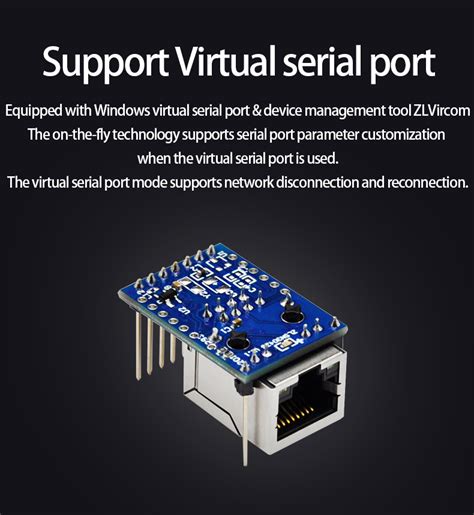 Rj45 Uart Super Module Ttl To Ethernet Integration