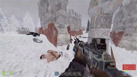 Running Over The Biggest Zerg In Rust 6vs50 Raid Defense Youtube