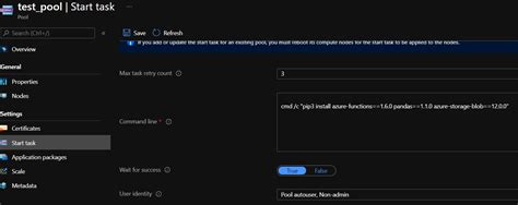 azure data factory run python to access azure blob storage failed