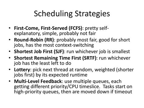Ppt Cpu Scheduling Lecture And Review Cs 162 Powerpoint Presentation Id 2831364