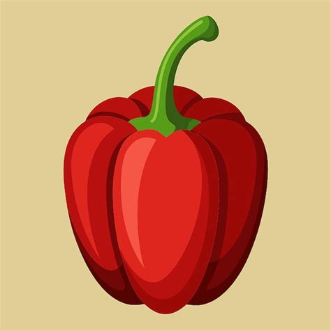 Premium Vector Bell Pepper Food Vector Illustration