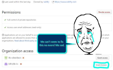 Github Grant Oauth App Access To Organisation After Revoking Stack