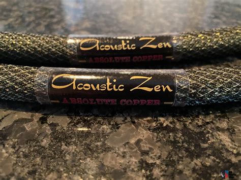 Acoustic Zen Absolute Copper Interconnect 1 Meter Pair In Excellent