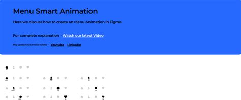 Menu Animation Figma