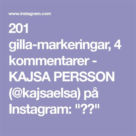 Kajsa Persson On Instagram ☕️ Instagram