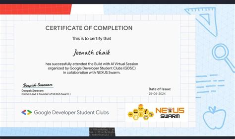 Jeenath Shaik On Linkedin Hello There 🥳🎊excited To Share That I Have