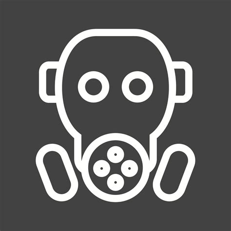 Poisonous Gas Line Inverted Icon Vector Art At Vecteezy