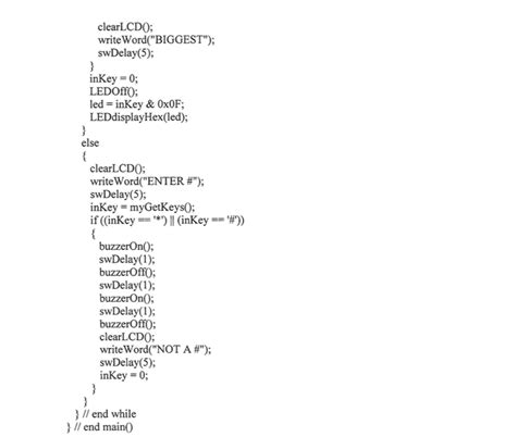 Solved Question 2 For The Code Below Compiler
