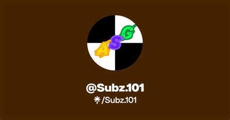Subz 101 Instagram Tiktok Linktree
