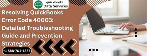 Resolving Quickbooks Error Code 40003 Detailed Troubleshooting Guide